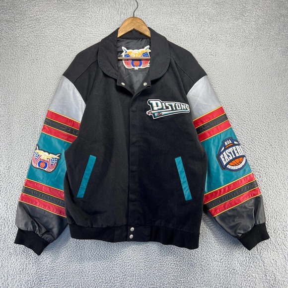 Jeff Hamilton | Jackets & Coats | Vintage Jeff Hamilton Detroit Pistons ...